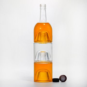 500ml Glass Bottles For Brandy Whisky Vodka Cork Manufacturer